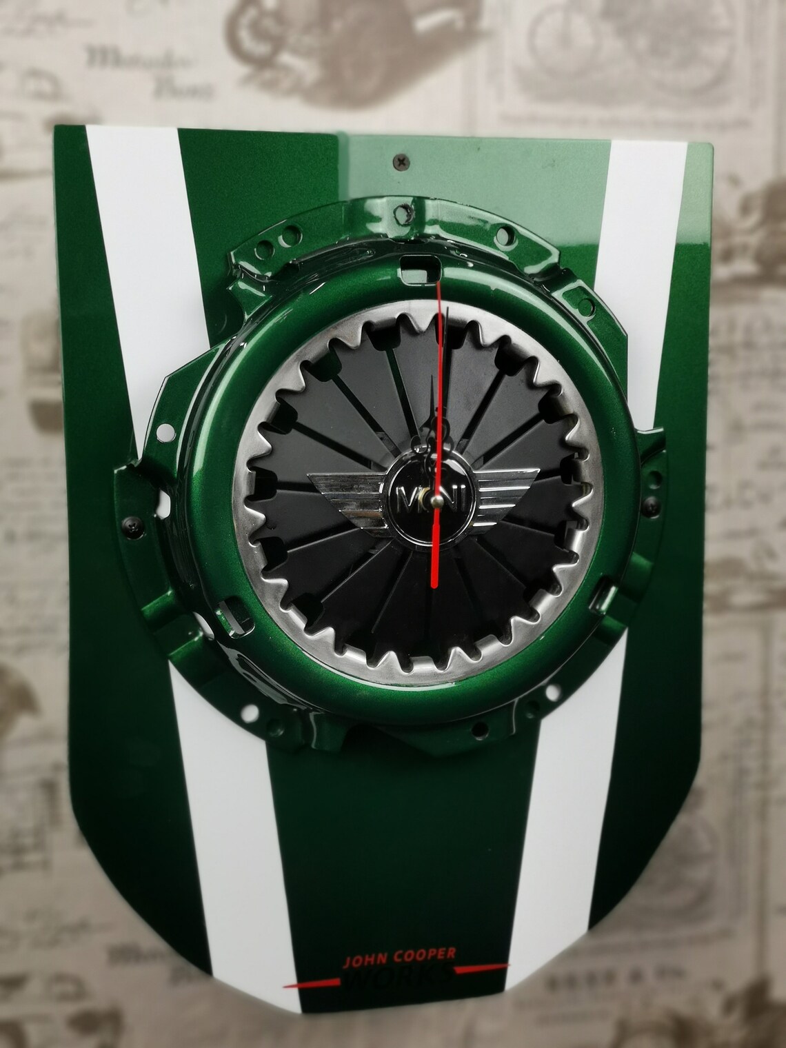 Car Parts Furniture, Clock, Wall Clock, Cutch Clock, , Automotive Decor ...