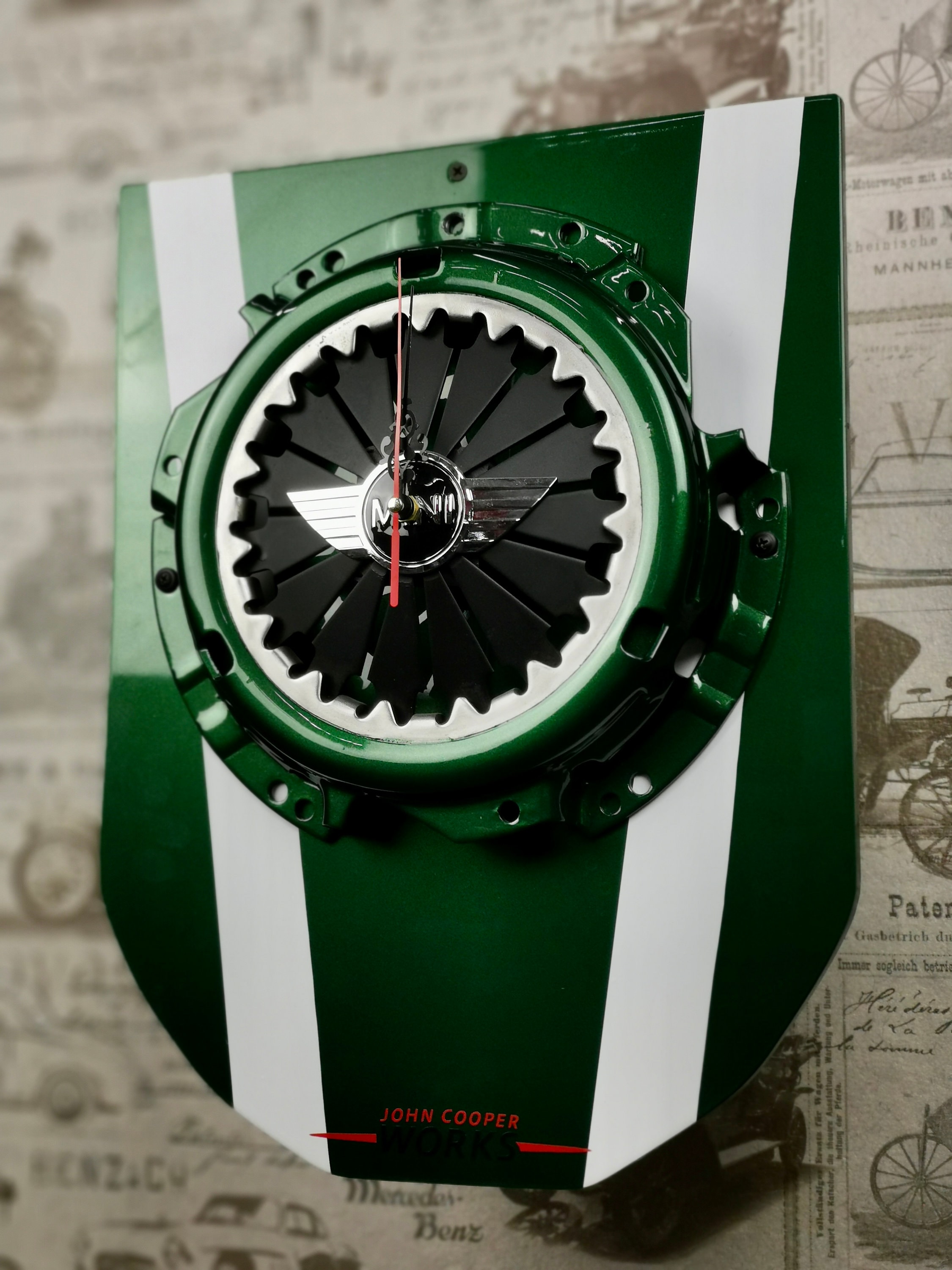 Car Parts Furniture, Clock, Wall Clock, Cutch Clock, , Automotive Decor ...
