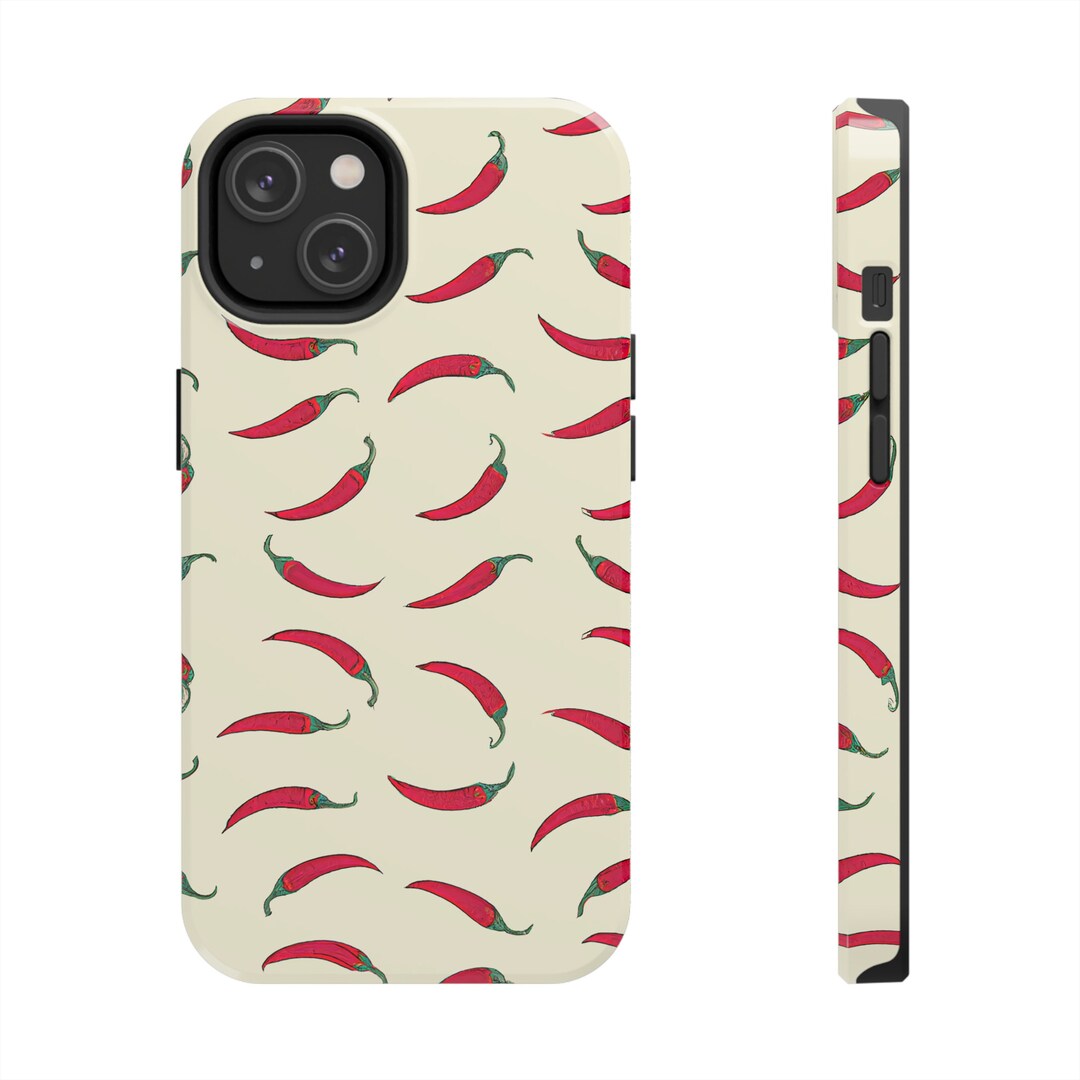 Aesthetic Spicy Chilli Pepper Design Pattern Phone Case for - Etsy