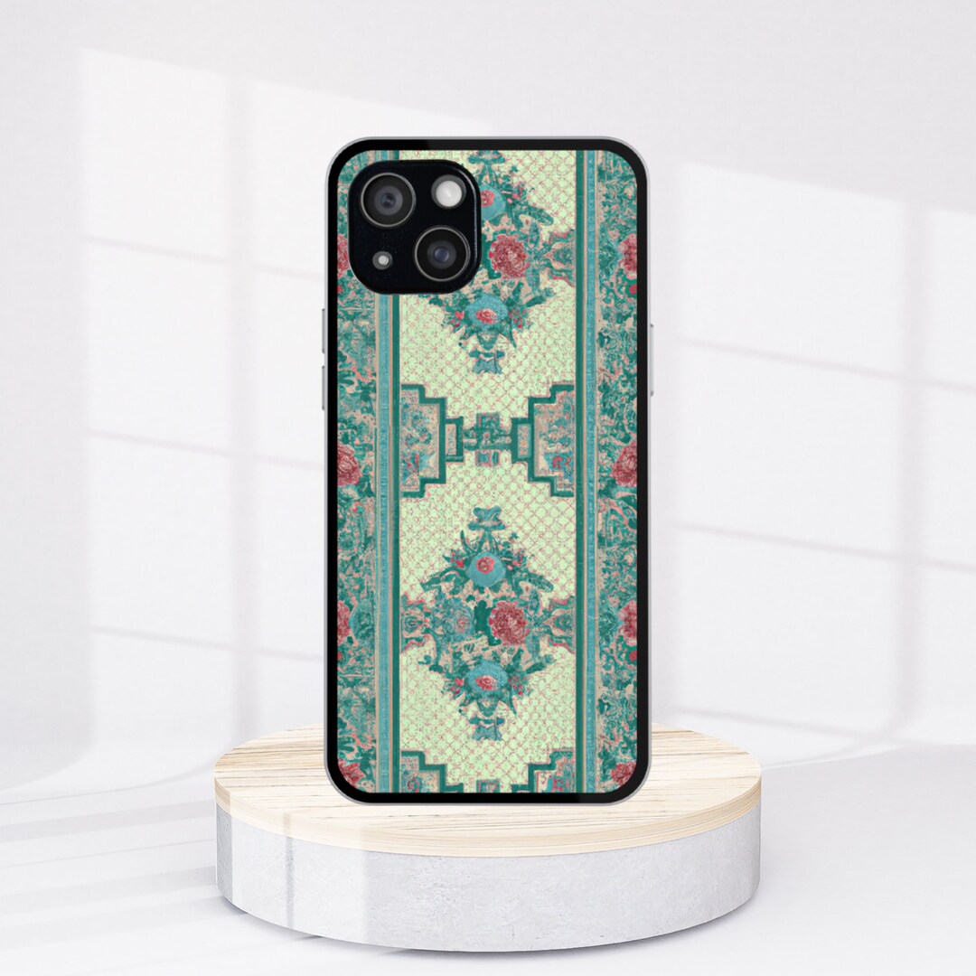 Aesthetic Persian Mediterranean Carpet Rug Phone Case for iPhone 14 ...