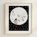 Child Hugging Moon Poster - Inspiring Imagination and Love for Universe ...