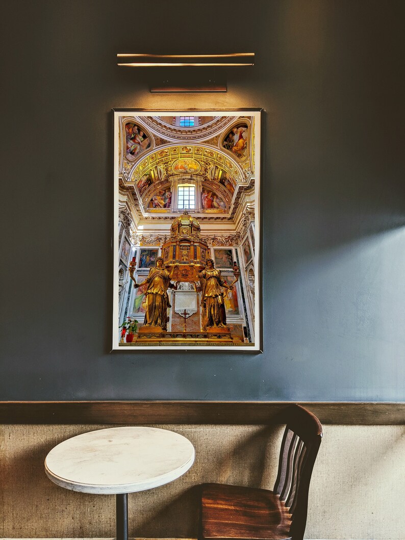 Baroque Catholic Church Altar Rome Italy Digital Print Religious Wall ...