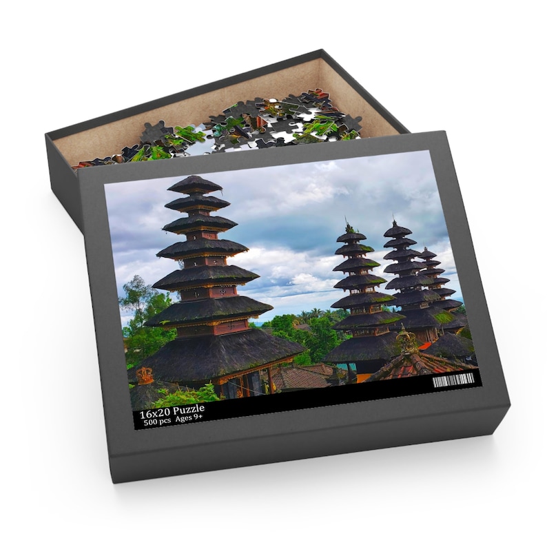 Puzzles Jigsaw Photo Bali Hindu Temple Spire Indonesia 252 and 500 ...
