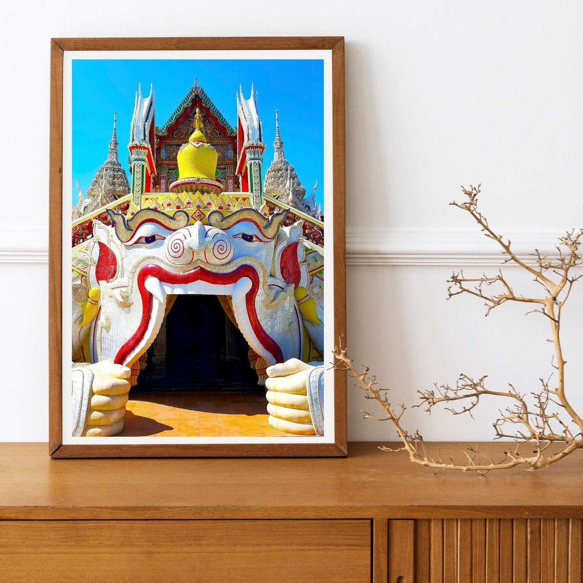Thai Monkey God Temple Zen Wall Art Printable Download Room Decor - Etsy