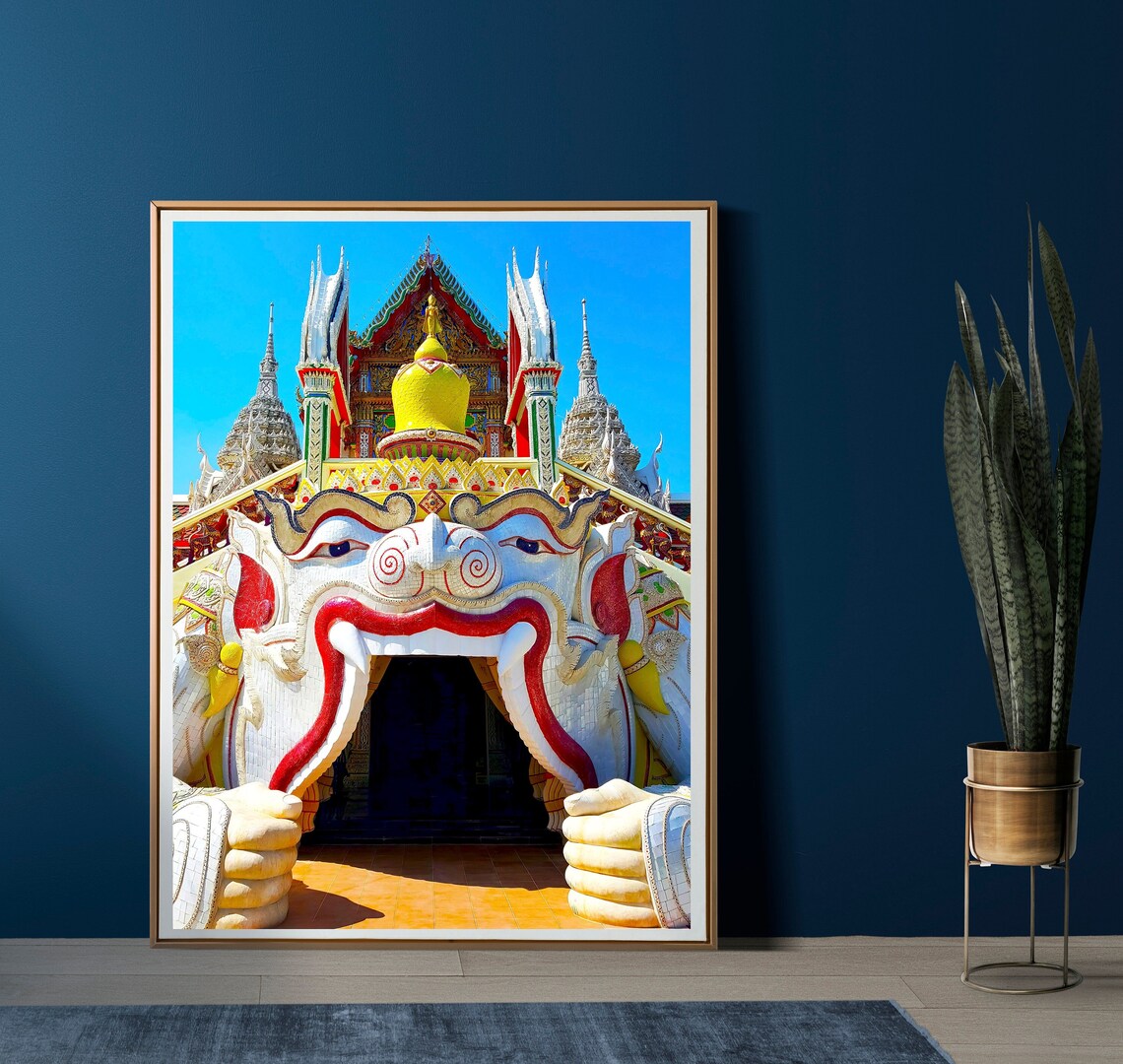 Thai Monkey God Temple Zen Wall Art Printable Download Room Decor - Etsy