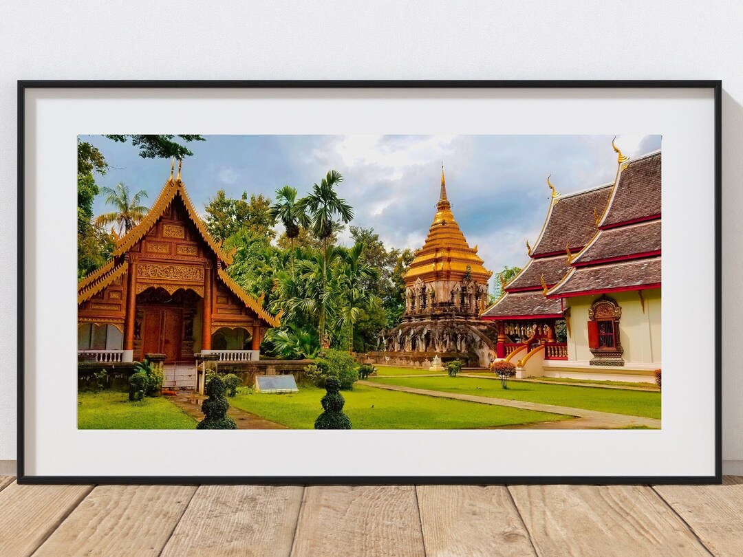 Thai Temple Digital Download Print Chiang Mai Thailand - Etsy