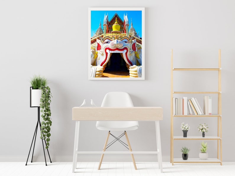 Thai Monkey God Temple Zen Wall Art Printable Download Room Decor - Etsy