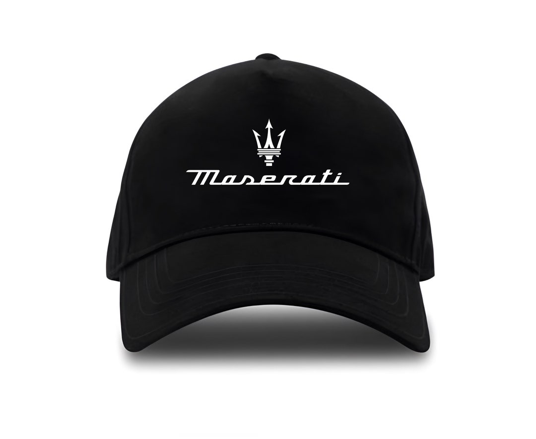 Maserati Logo Black Cap Unisex Auto Maserati Hats - Etsy