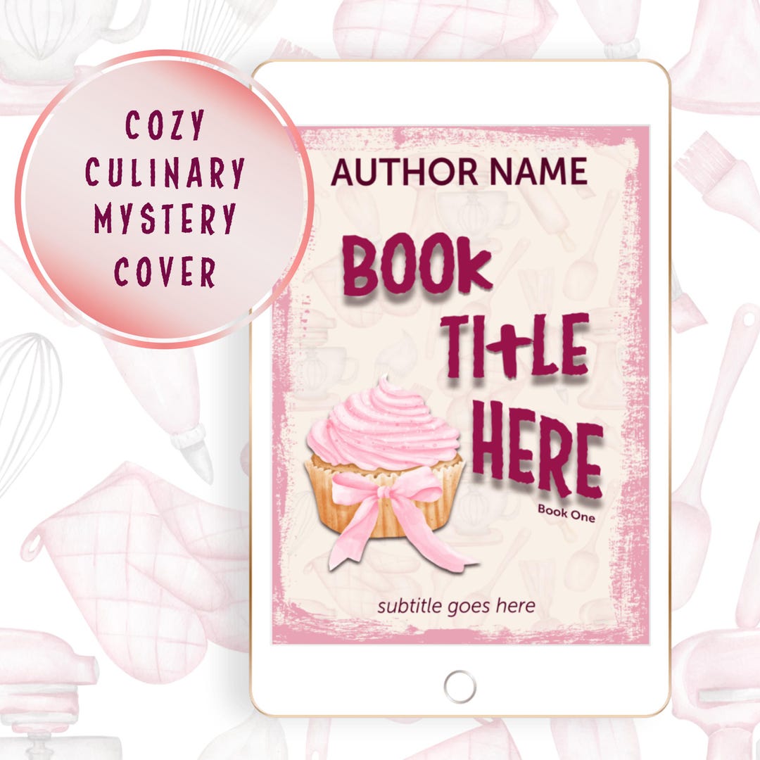 Cozy Food Mystery Book Cover | Premade Ebook Cover Design | Cosy ...