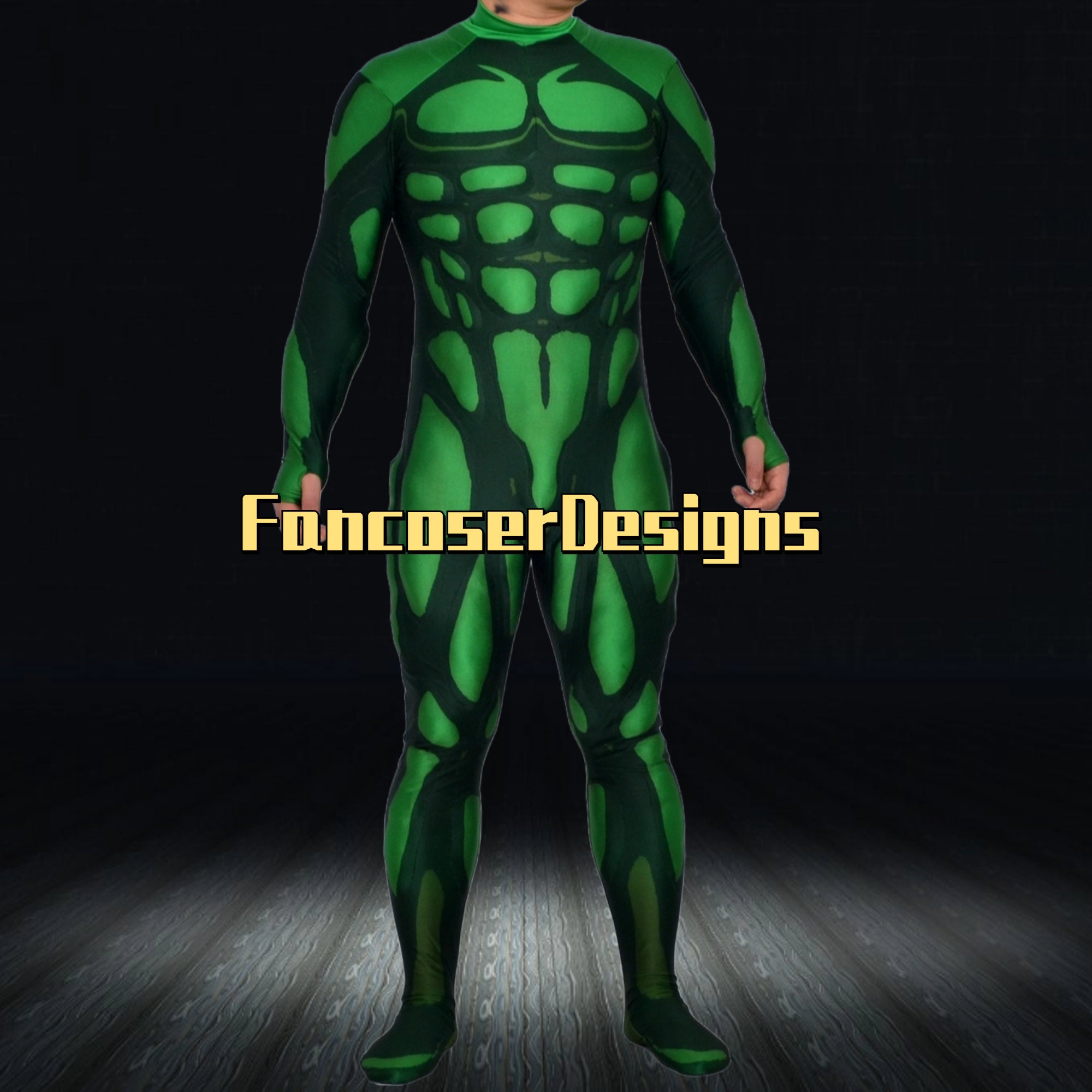 Green Muscle Suite Muscle Shape Muscle Suit Cosplay - Etsy