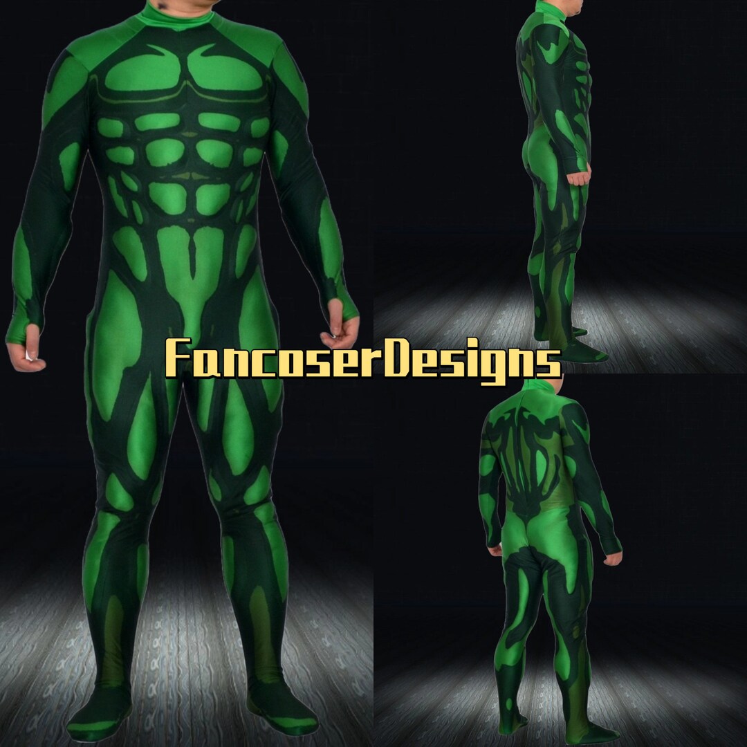 Green Muscle Suite Muscle Shape Muscle Suit Cosplay - Etsy