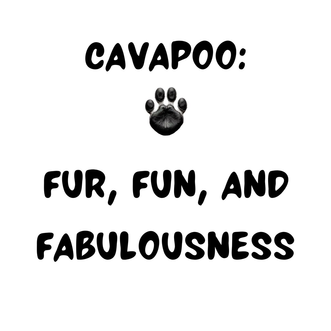 Cavapoo SVG Quotes, Funny Dog Sayings, Playful Cavapoo Phrases ...