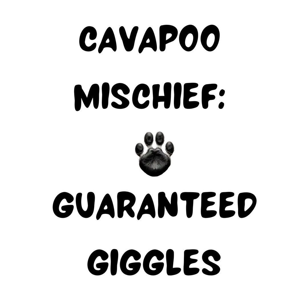 Cavapoo SVG Quotes, Funny Dog Sayings, Playful Cavapoo Phrases ...