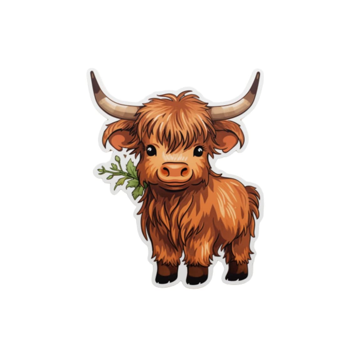 Highland Cow SVG Files for Cricut Set of 4 Adorable Cattle Graphics ...