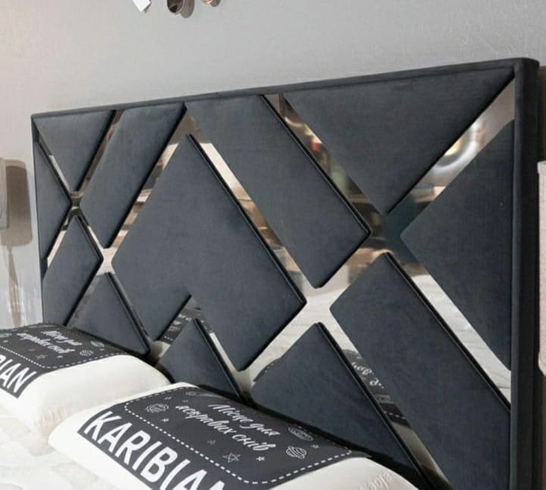 Luxury Mirrored Headboard - Etsy