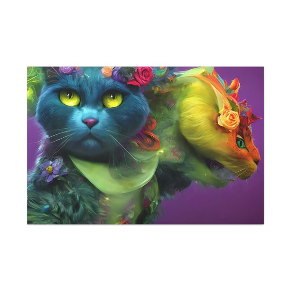 Two Headed Cat - Etsy