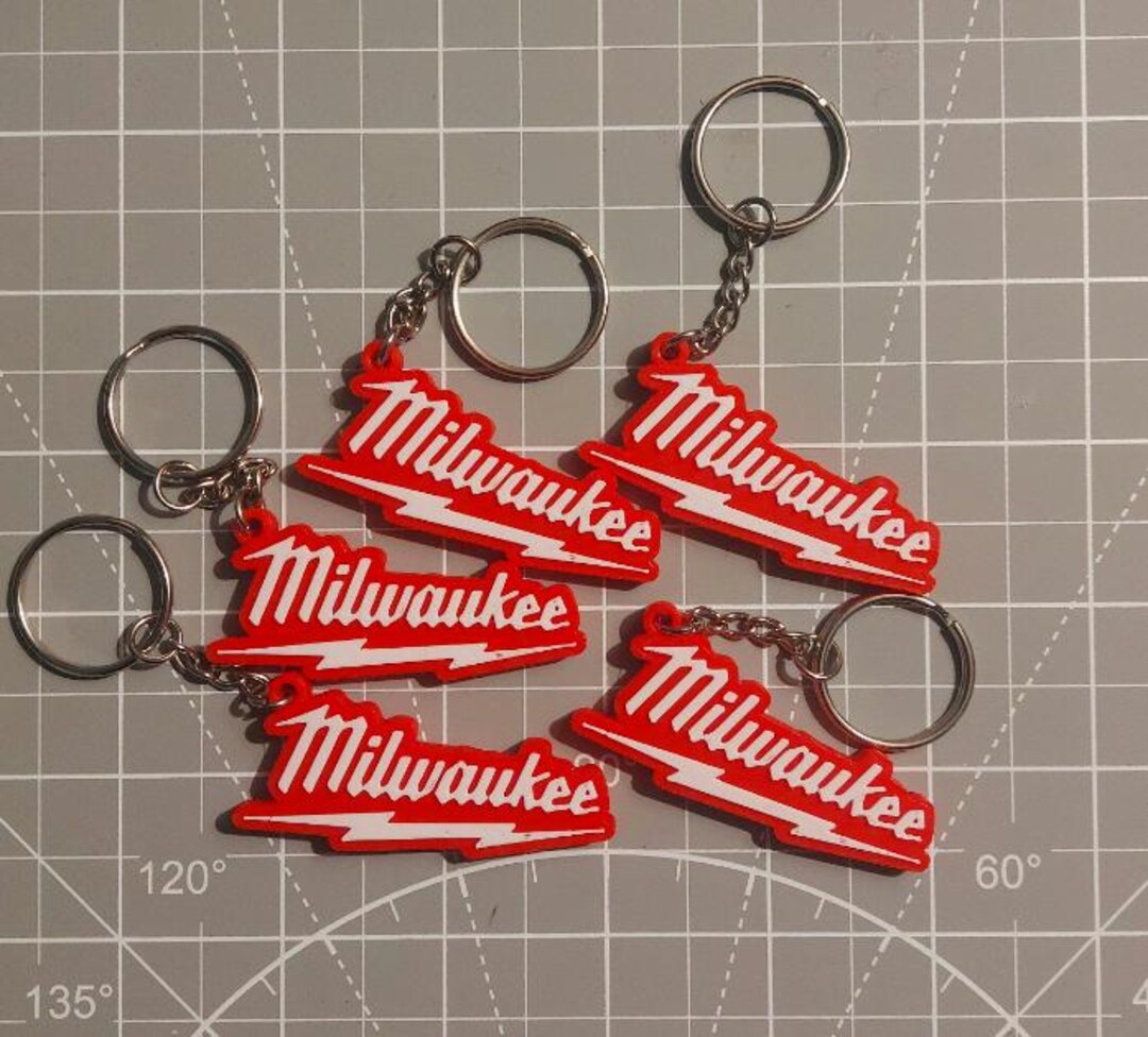Milwaukee Keychain – Iconic Logo | Tool & DIY Lover Gift - Etsy UK