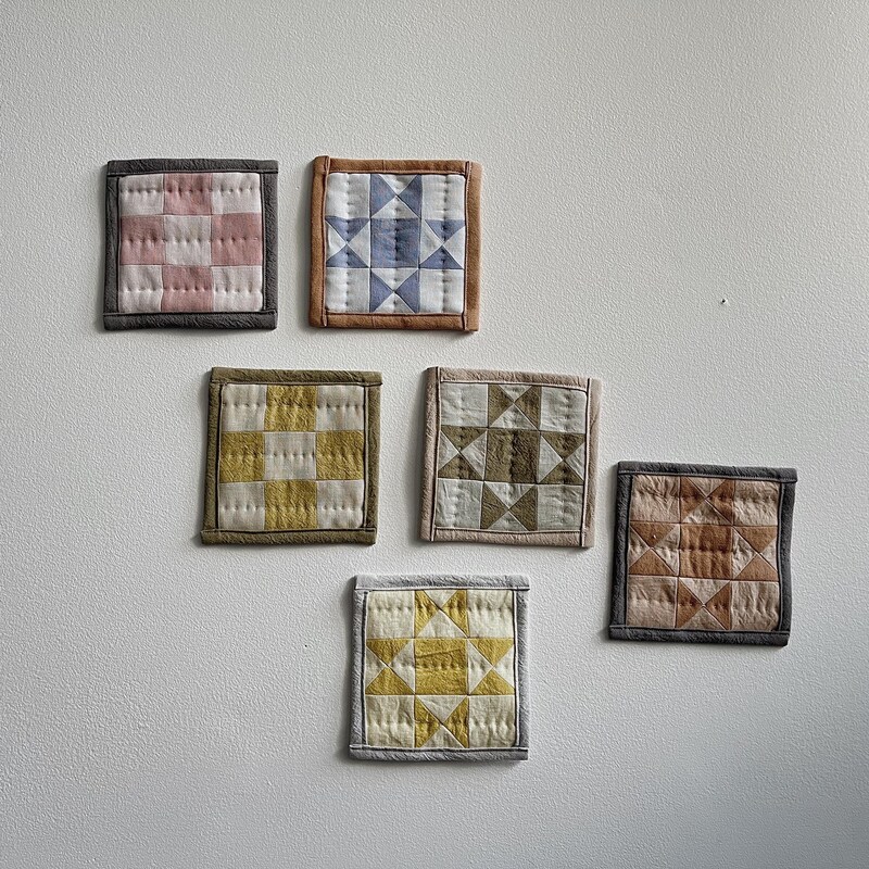 Quilted Coasters - Etsy
