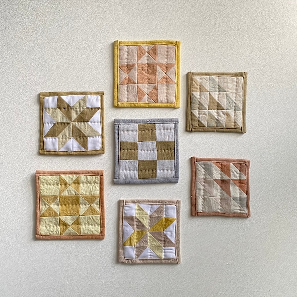 Quilted Coasters - Etsy