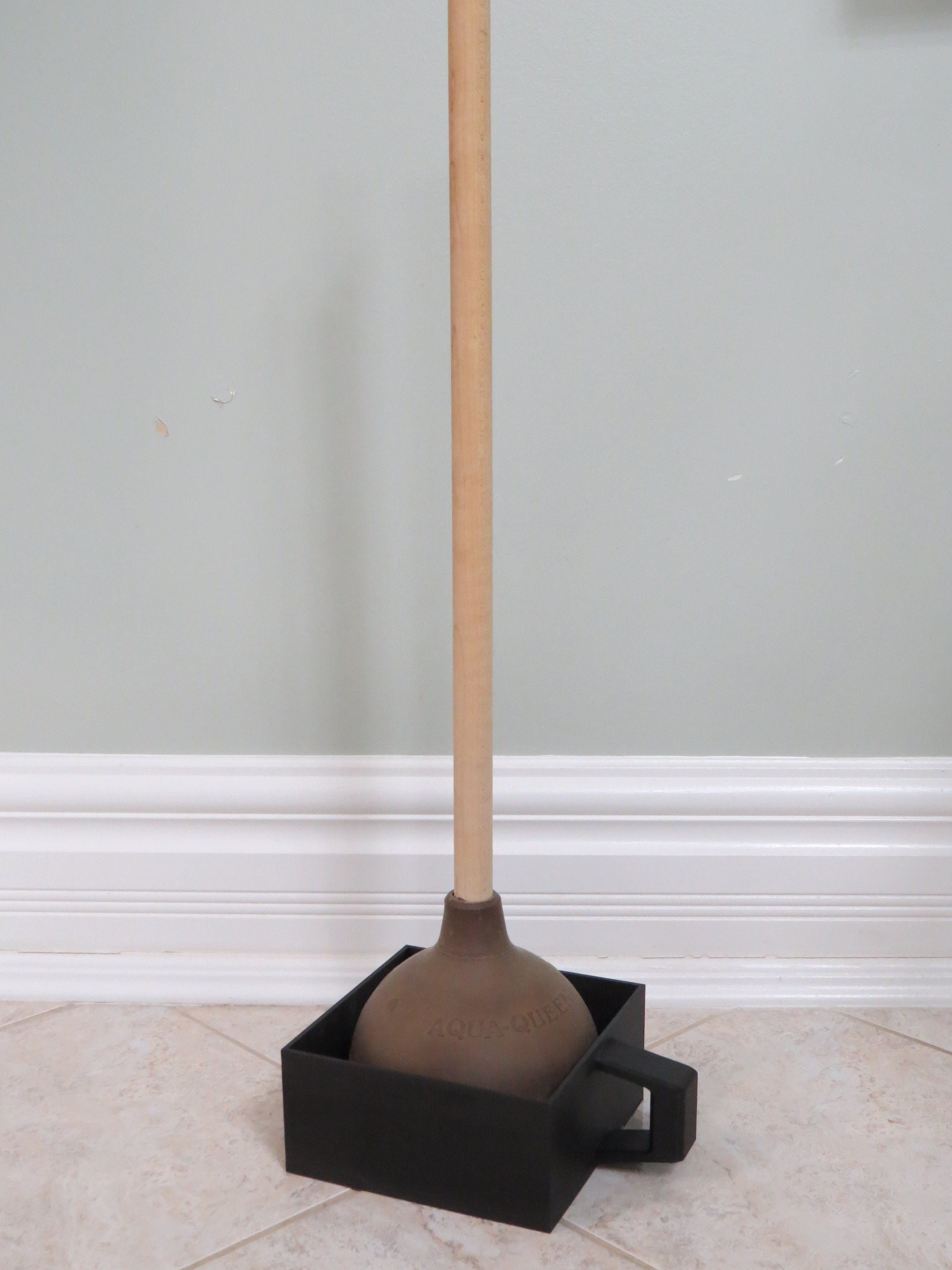 Toilet Plunger Holder With Handle - Etsy