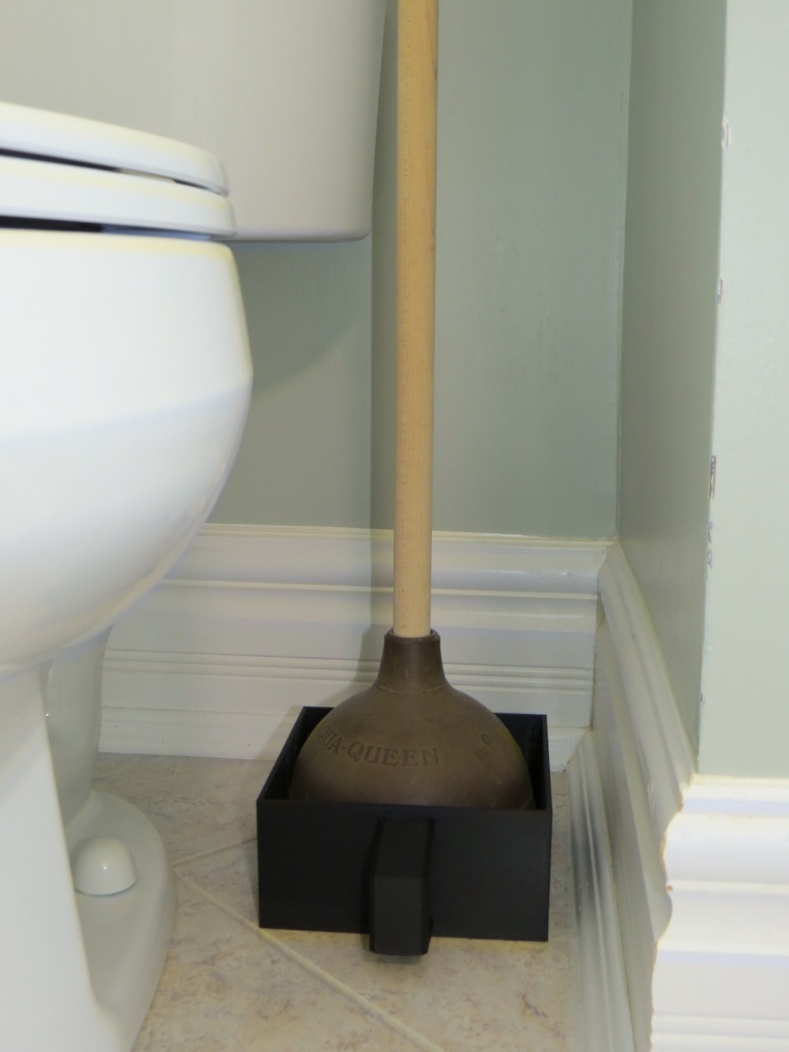Toilet Plunger Holder With Handle - Etsy