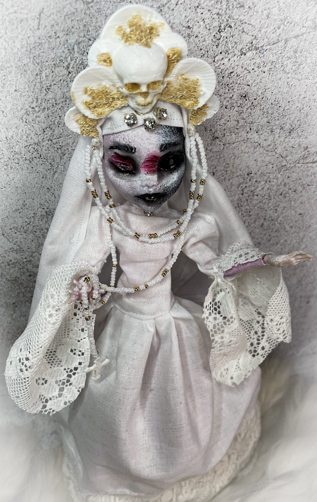 Undead Nun OOAK Monster Doll Custom Doll Art - Etsy