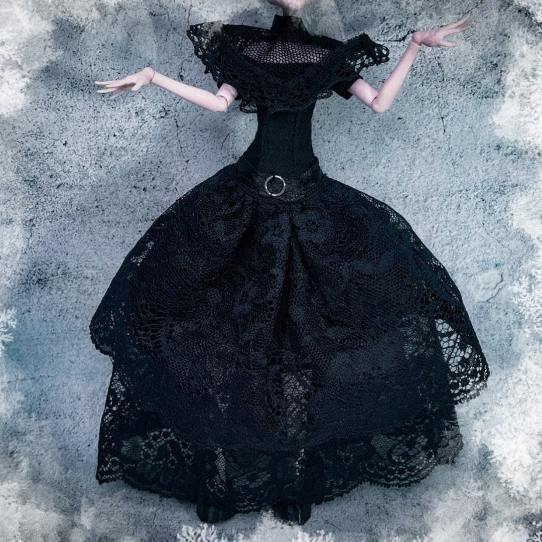 Wednesday Prom Laces Dress Doll Clothes Custom - Etsy