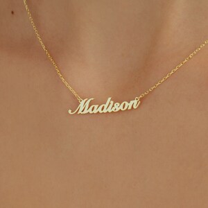 Sterling Silver Name Necklace: Personalized Jewelry Gift - Etsy