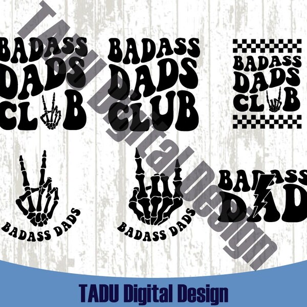 Badass Dad Svg - Etsy
