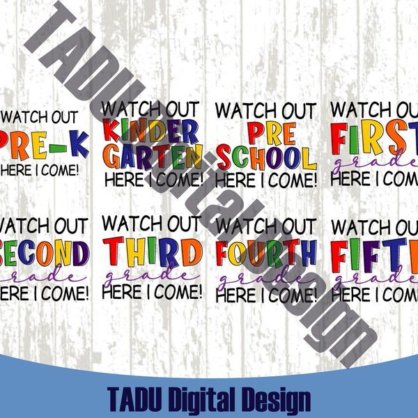 Watch Out 1st Grade - Etsy