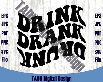 Drink Drank Drunk SVG - Etsy