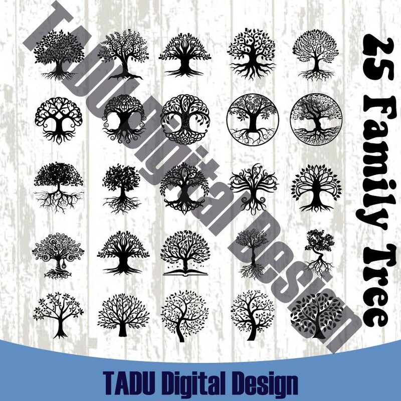 Tree Line Svg - Etsy