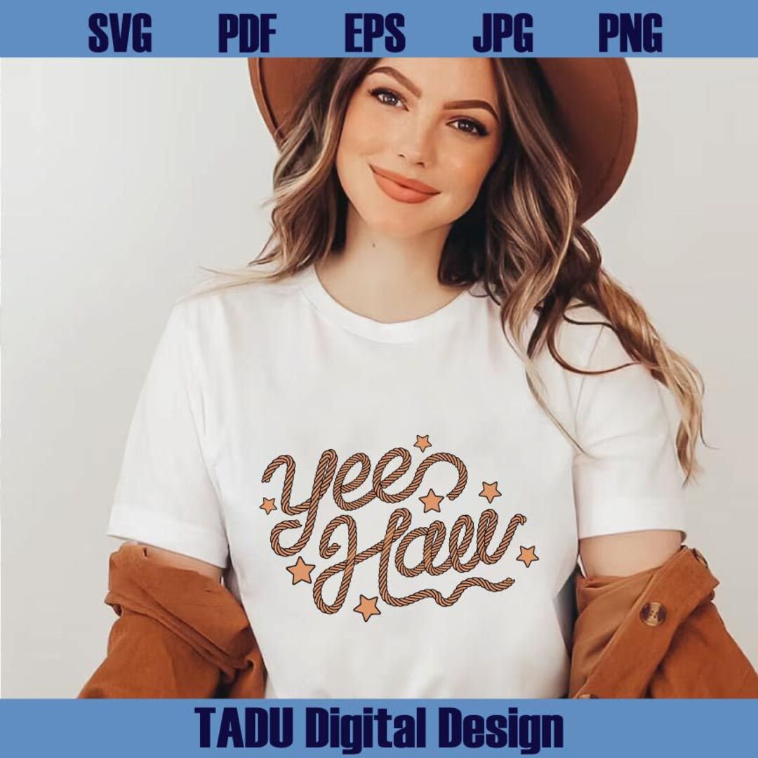Yee Haw Rope Svg Cowboy Svg Western Svg Cowgirl Svg Rope Yee Haw Png ...