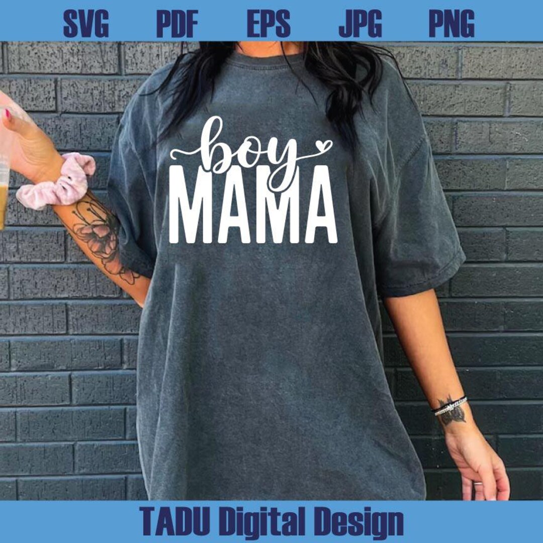 Boy Mama Svg Hand Lettering Boy Mama Png Mom of Boys Svg Mommy Svg Mom ...