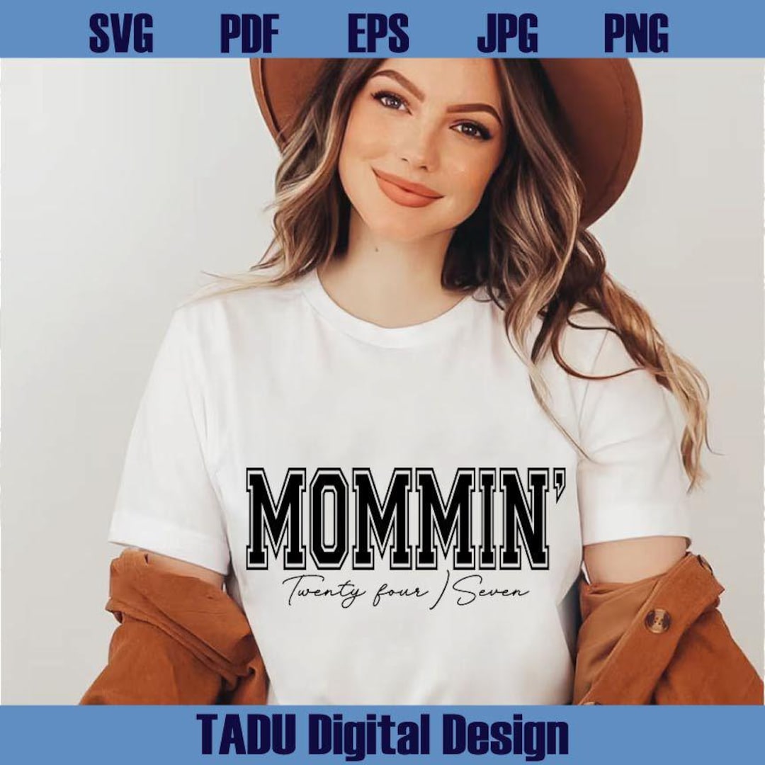 Mom Mode Svg Mommin' 24/7 Svg Mom Life Svg Retro Mama Svg Funny Mom Svg ...