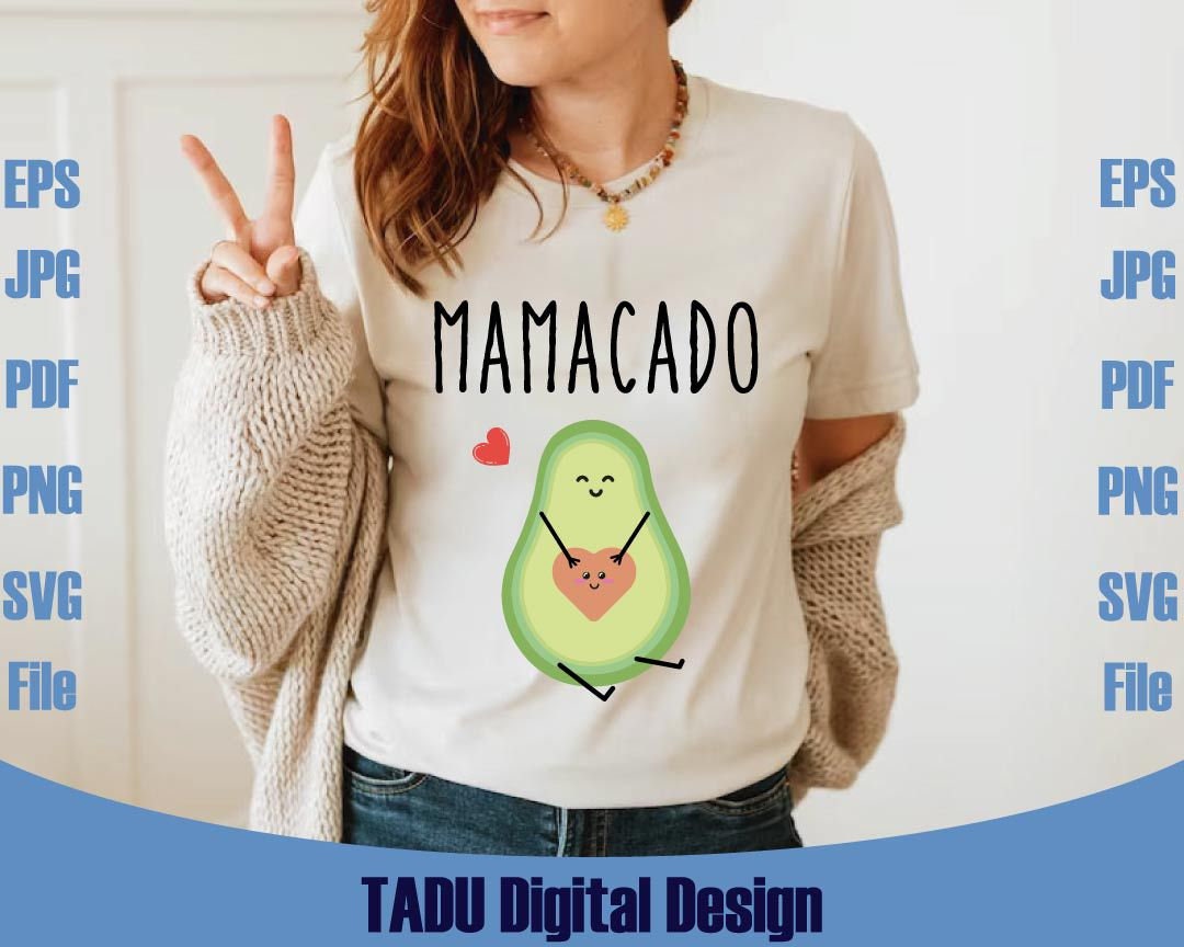 Mamacado Svg Funny Baby Reveal Svg Pregnancy Announcement Svg Avocado ...