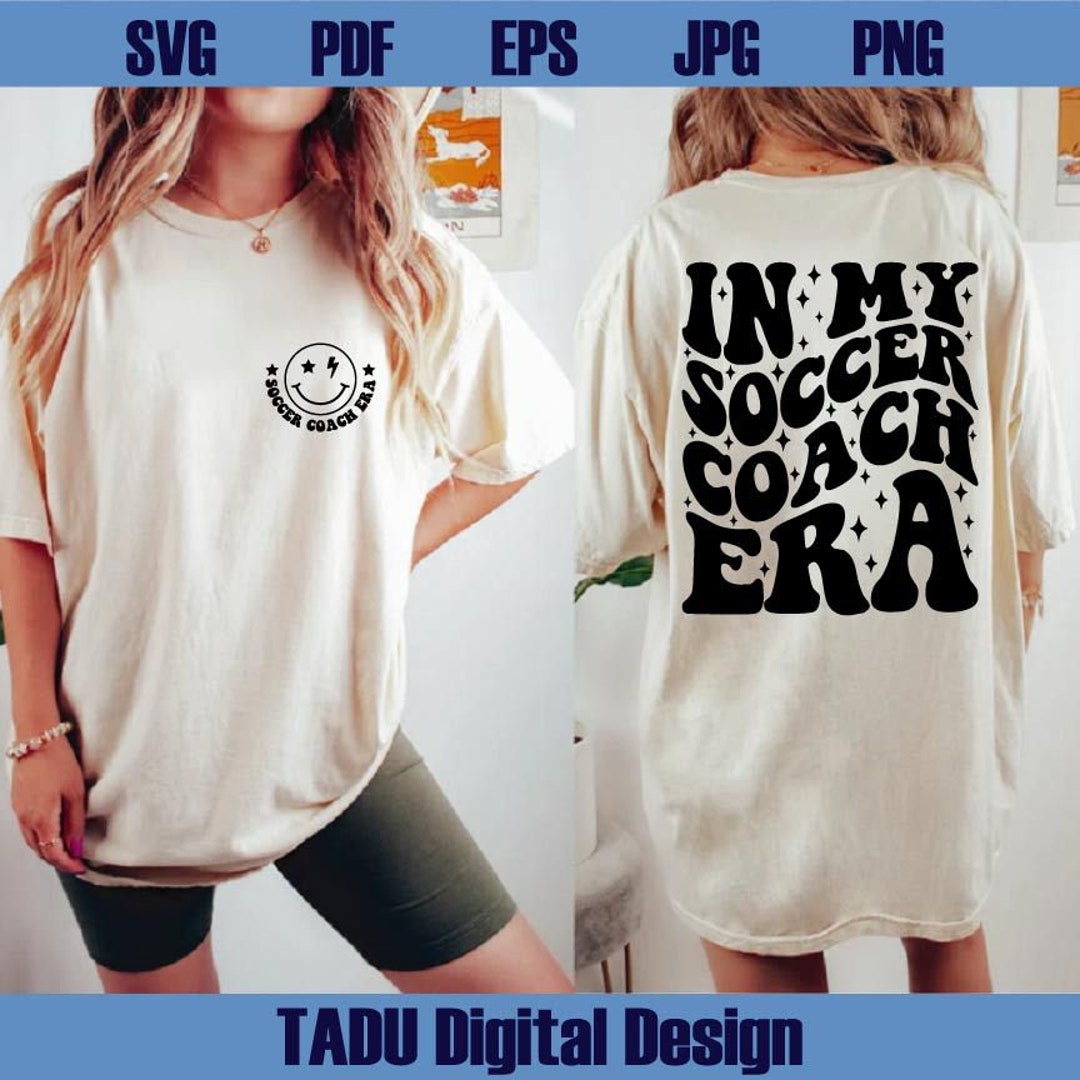 In My Soccer Coach Era Svg Smiley Pocket Design Soccer Mom Svg Soccer ...