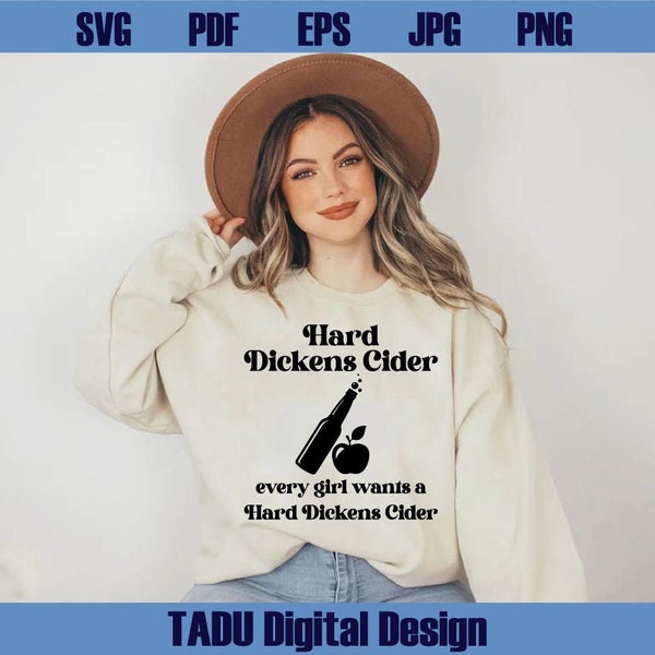 Hard Dickens Cider Svg Etsy