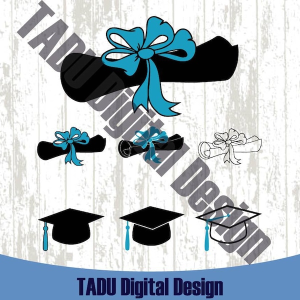 Graduation Diploma With Ribbon Svg - Etsy