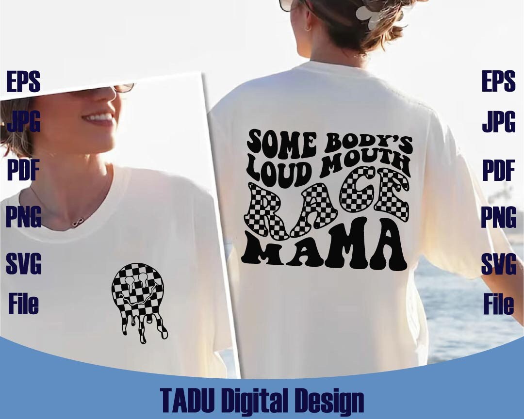 Somebody's Loud Mouth Race Mama Svg Melting Smiley Racing Mama Svg 5 ...