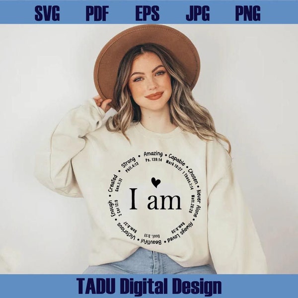 I Am Svg - Etsy