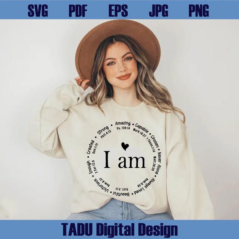 I Am Svg - Etsy