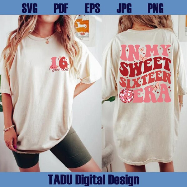 Sweet 16 Svg - Etsy