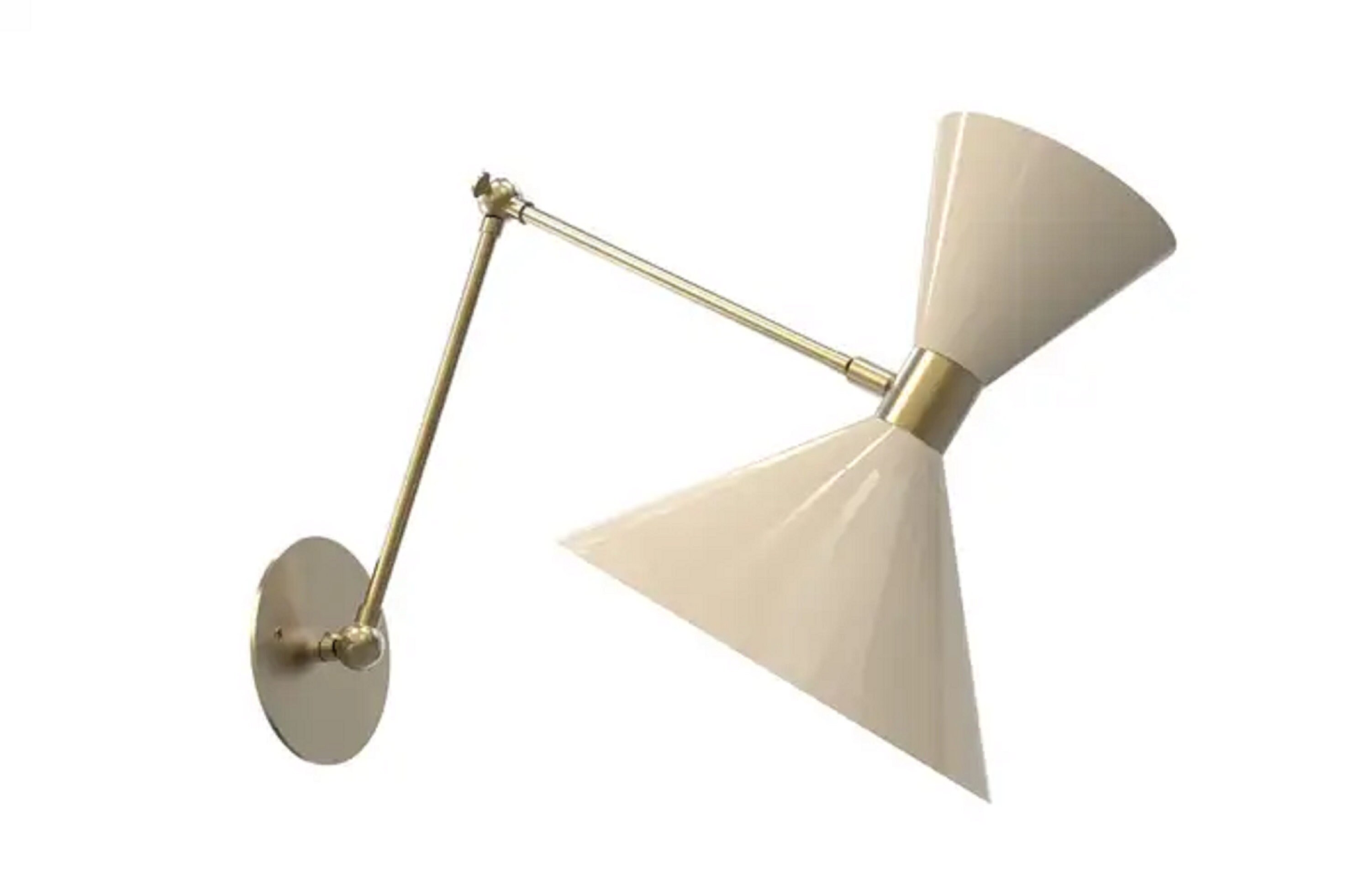 Large Scale 'monarch' Articulated Wall Mount Lamp in Bronze by the True ...