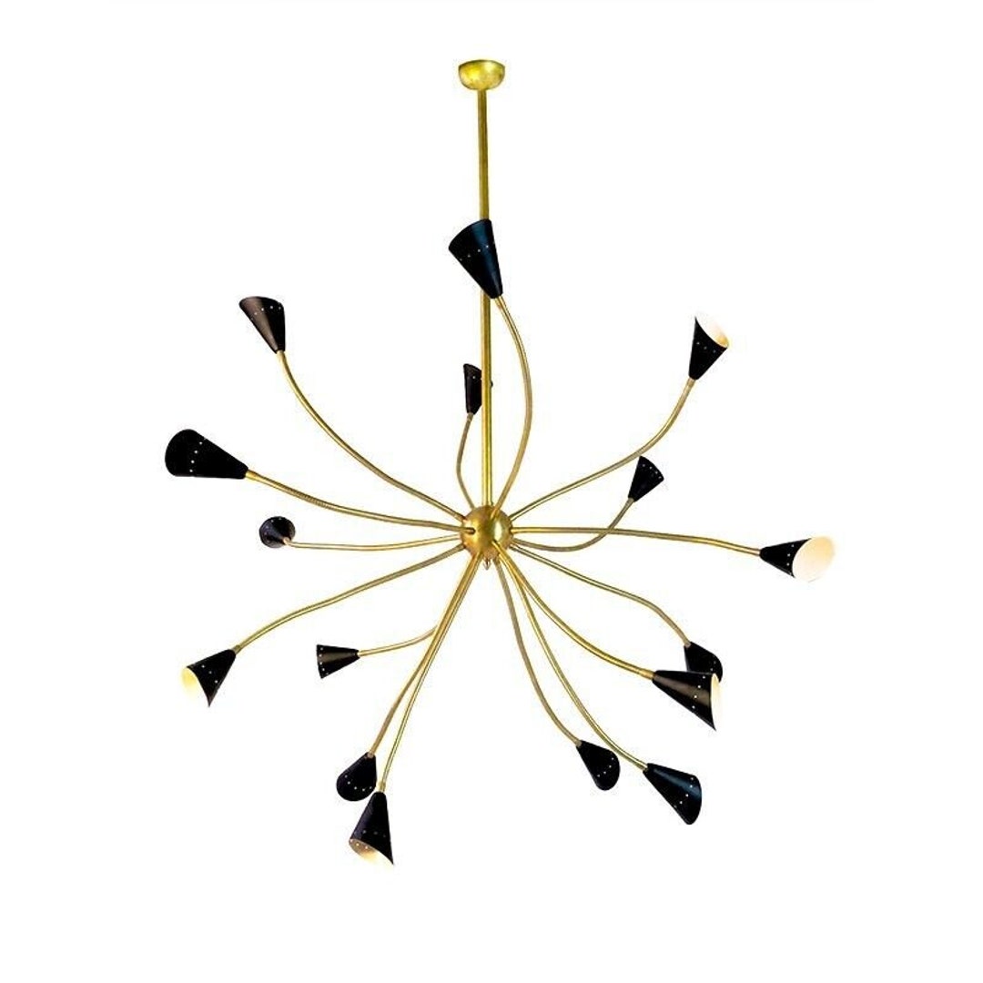 1920 Mid-century Sputnik Chandelier With Flexible Arms by the True Hype ...