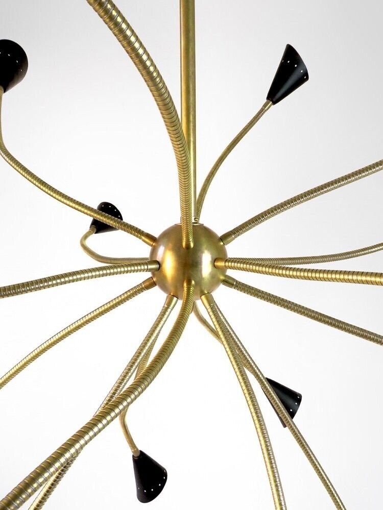 1920 Mid-century Sputnik Chandelier With Flexible Arms by the True Hype ...