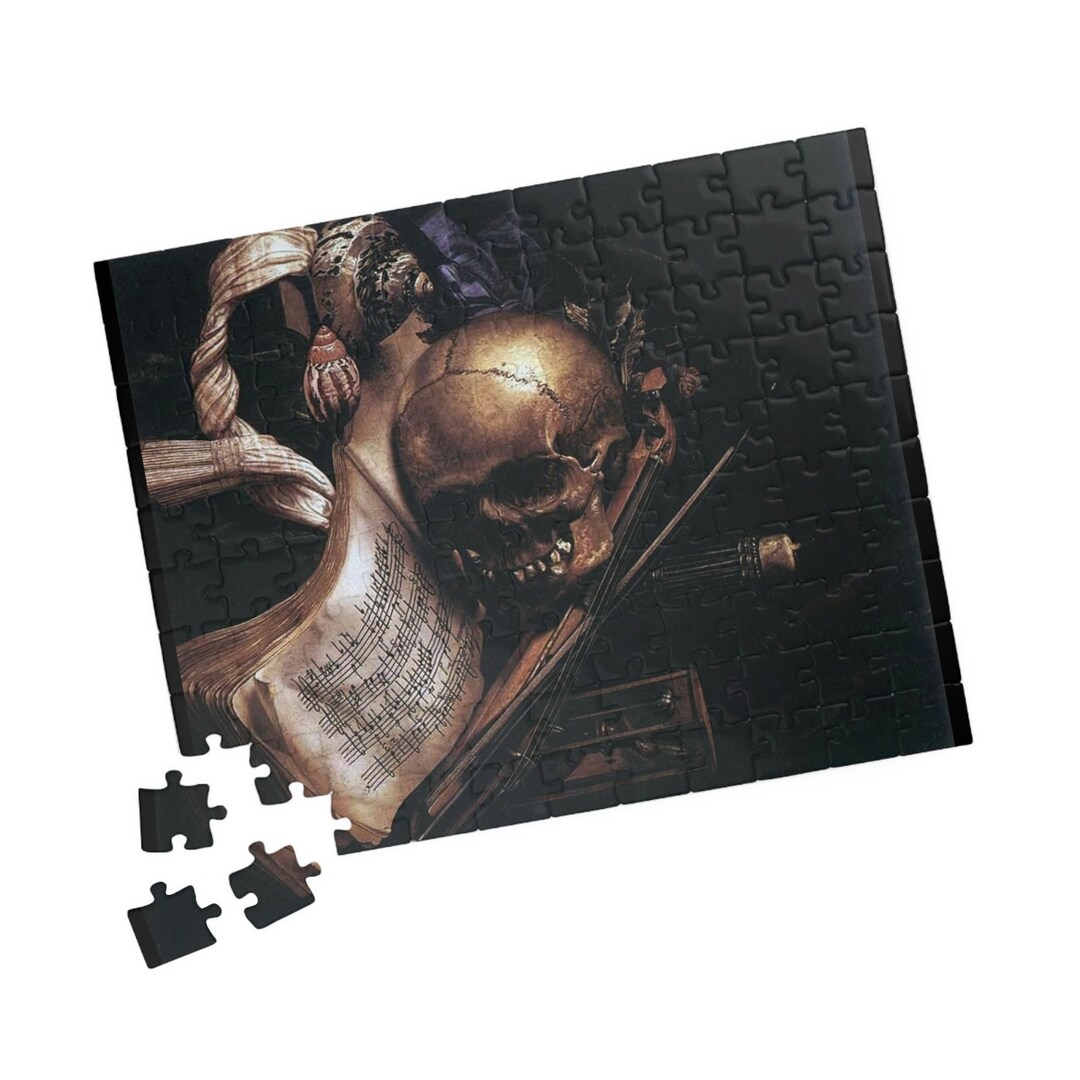 Puzzle DARK ART Death Vanity Vanitas Old Master Painting Secret Society ...