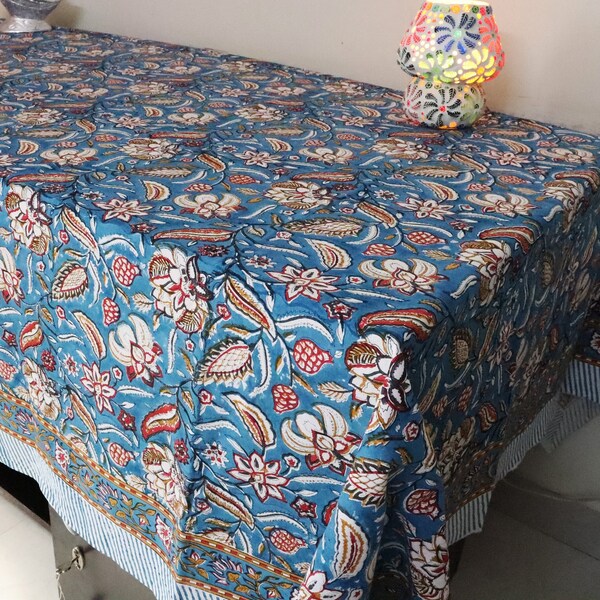 Blue Table Cloth - Etsy