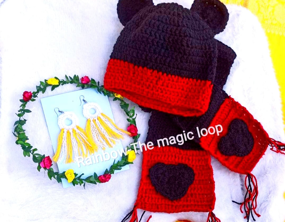 Handmade Crochet Cap and Muffler Combo for Baby // Traditional ...