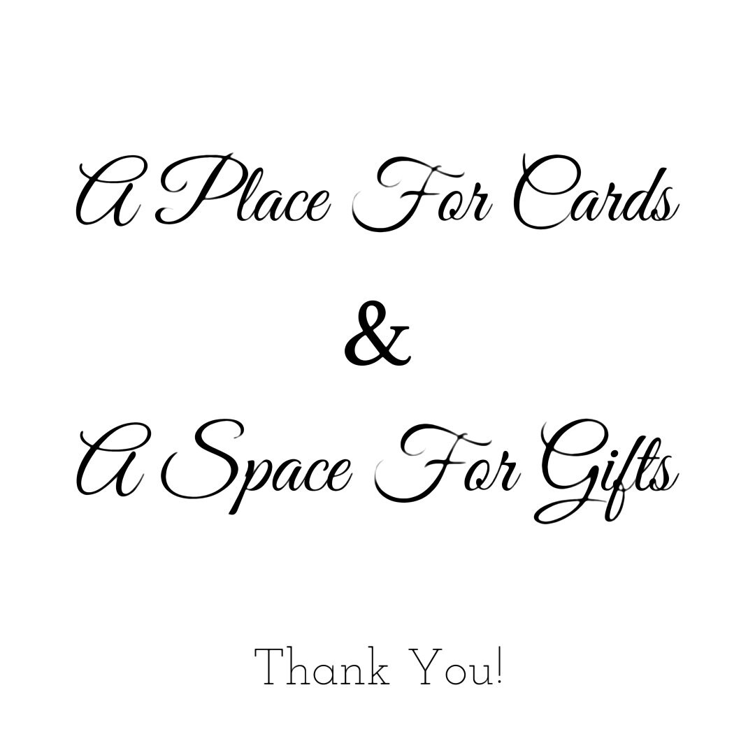 Printable Card & Gift Sign: Modern Minimalist (5 Variations) - Etsy